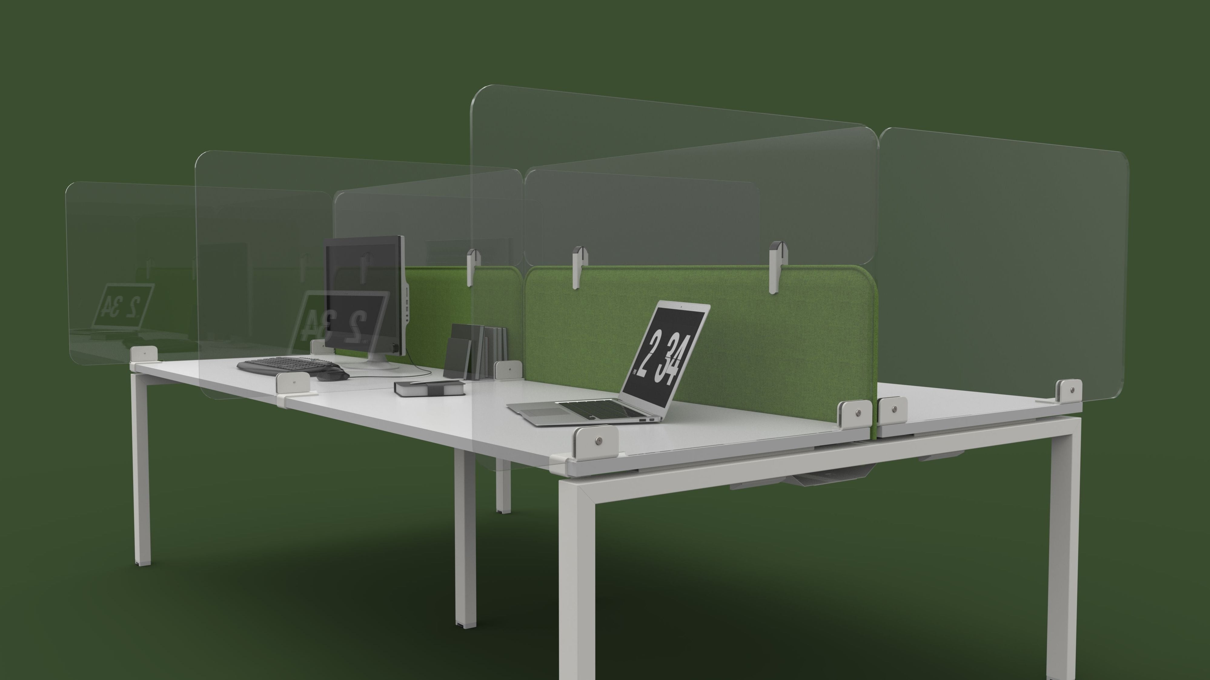 Acrylic Desktop Screen Extensions — Office Supermarket Ireland