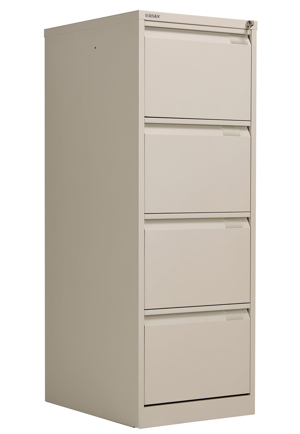 Bisley 4 Drawer Filing Cabinet Classic Steel — Office Supermarket Ireland