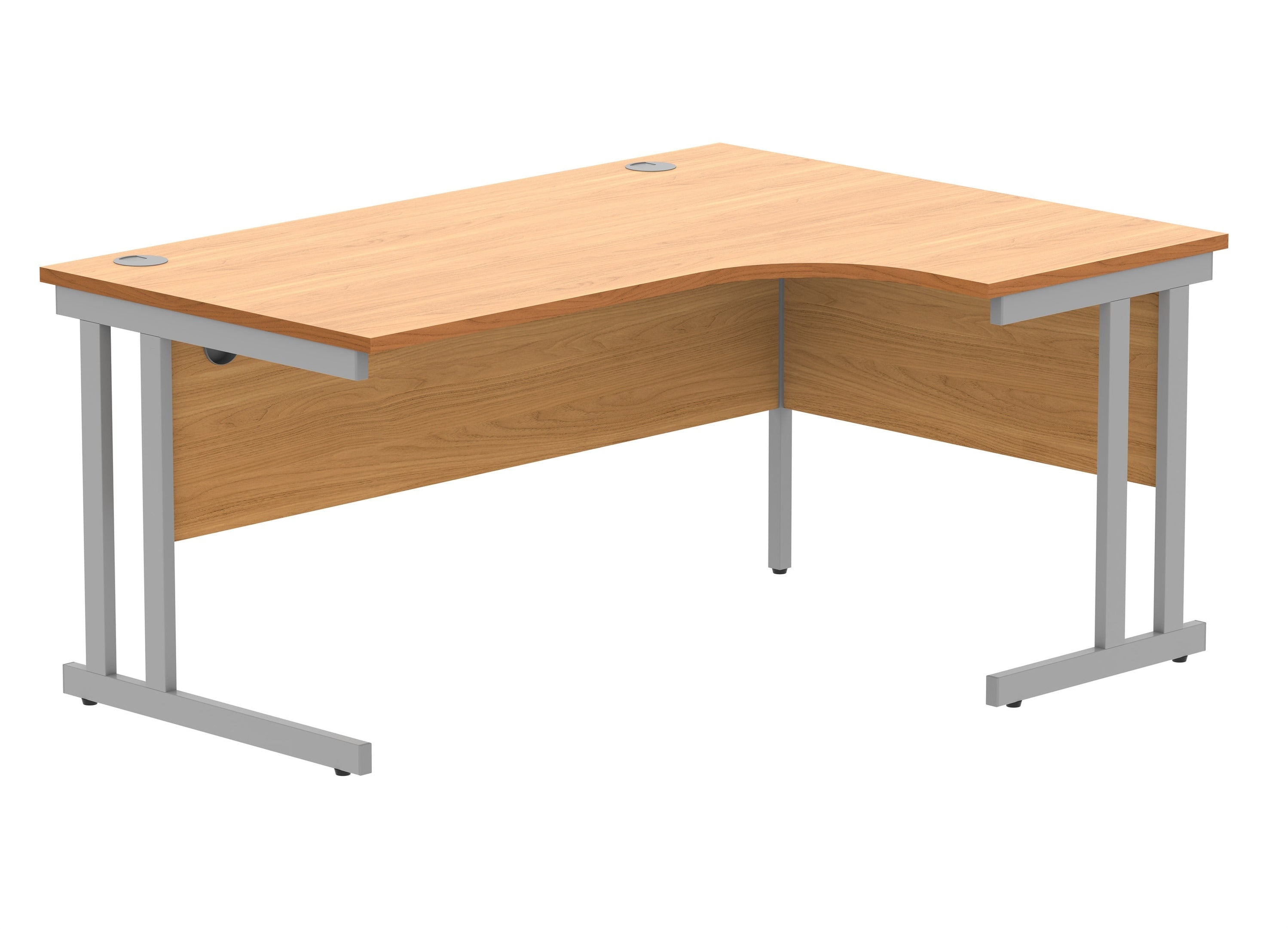Office Right Hand Corner Desk | Double Upright Frame — Office ...